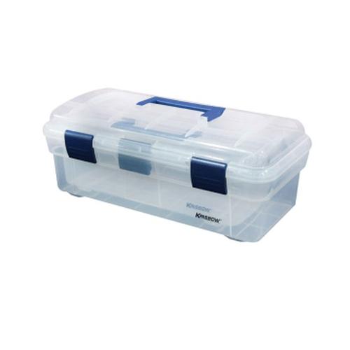 Jual KRISBOW TOOL BOX / KOTAK PERKAKAS 33 & 38 CM 2 PCS - TRANSPARAN ...
