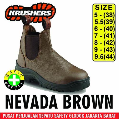 Jual SAFETY SHOES Krushers Nevada Brown - Jakarta Barat - BASIC SAFETY ...