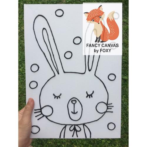 Jual kanvas lukis anak gambar kelinci rabbit simple - Kota Surabaya ...
