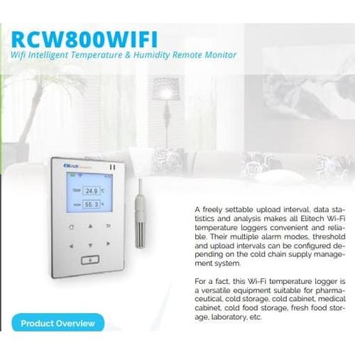 Jual Wifi Temperature Humidity Data Logger Elitech RCW-800 Wi Fi ...