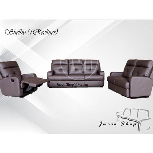 Jual Sofa Tamu Modis tipe Shelby - Sofa Tamu set 321p kulit - Medan - 2 ...