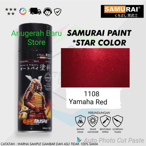 Jual Pilox samurai warna merah metalik YAMAHA RED 1108 cat samurai pylox - Kab. Bekasi ...