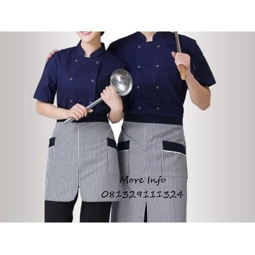 Jual Pembuatan seragam Baju Koki-Jacket-Chef-Kemeja-Unisex-BajuModis ...