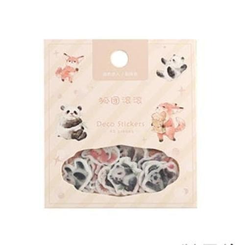 Jual Cardlover Deco Stickers Panda And Fox - Kota Pekanbaru - tokopie ...