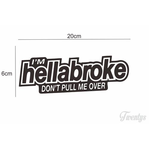 Jual STIKER HELLABROKE CUTTING STICKER VINYL DECAL - Kab. Garut ...