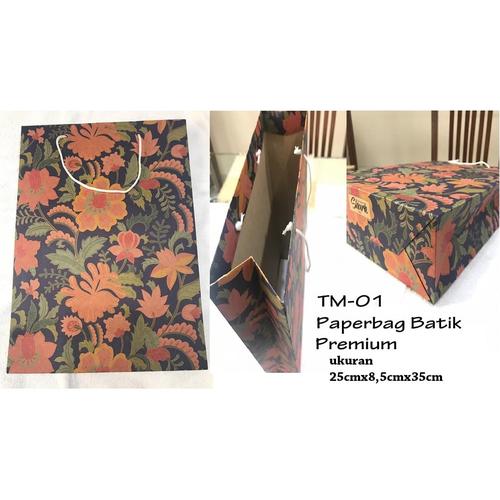 Jual Paper bag Batik Tas Goodie Bag Kantong Kertas Paperbag Besar TM-01 ...