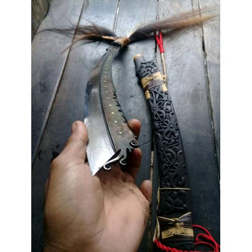 Jual Mandau Jimpul Dayak Iban Sword Dayak Pedalaman Ukiran Timbul Motif ...