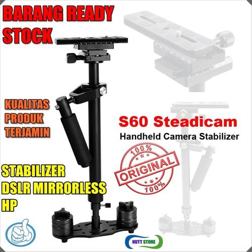 Jual DSLR Kamera Stabilizer Steadicam - S60 - Black - CSCHBK - Tripod ...