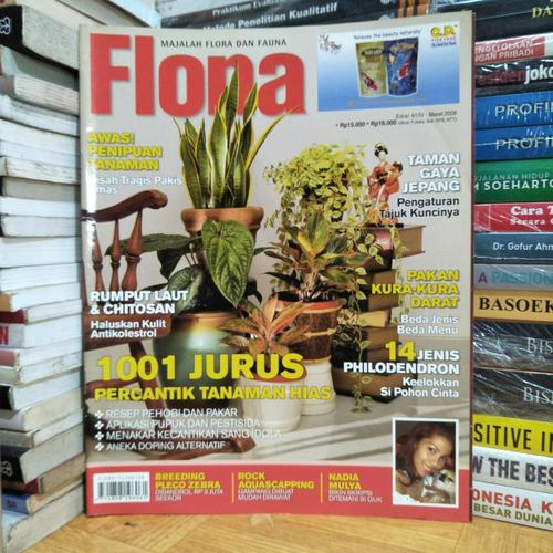 Jual BUKU ASLI - MAJALAH FLORA DAN FAUNA FLONA EDISI 61/IV - MARET 2008 - Kota Bekasi - ERIC ...