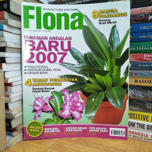 Jual BUKU ASLI - MAJALAH FLORA DAN FAUNA FLONA EDISI 47/III - JANUARI ...