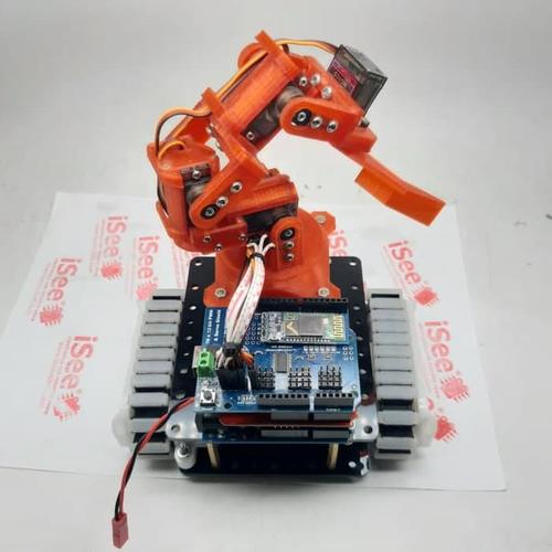 Jual Android Bluetooth RC Robot Arm Tank wheel With Controler Arduino ...