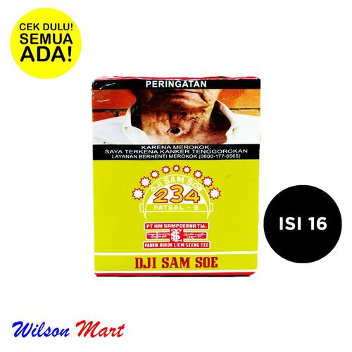 Jual DJI SAM SOE SAMSU KRETEK ISI 16 BATANG ROKOK - Jakarta Barat ...
