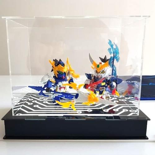 Jual Display Box Acrylic LED engrave base akrilik Showcase Diecast ...
