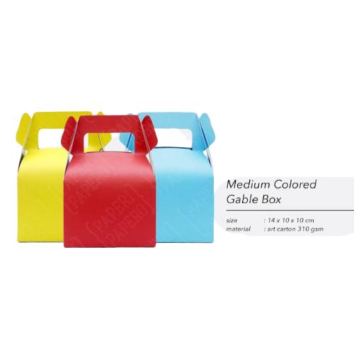 Jual Medium Colored Gable Box - Boks Kotak Hampers Souvenir Warna ...