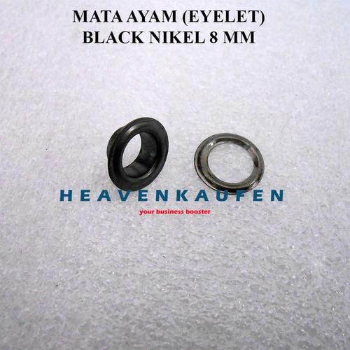 Jual Mata Ayam Eyelet Black Nikel Diameter Lubang 8 mm - Kota Malang ...