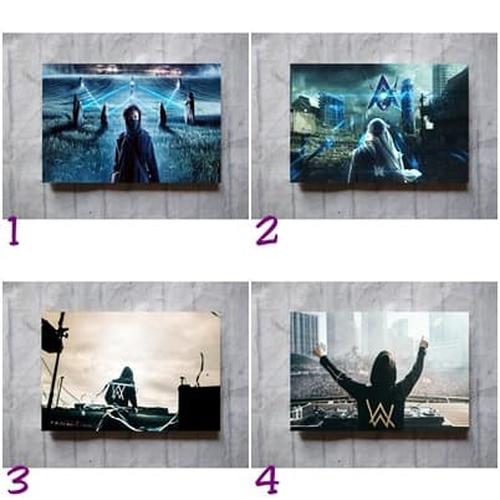 Jual Poster ALAN WALKER hiasan dinding kayu kamar kafe on my way ...