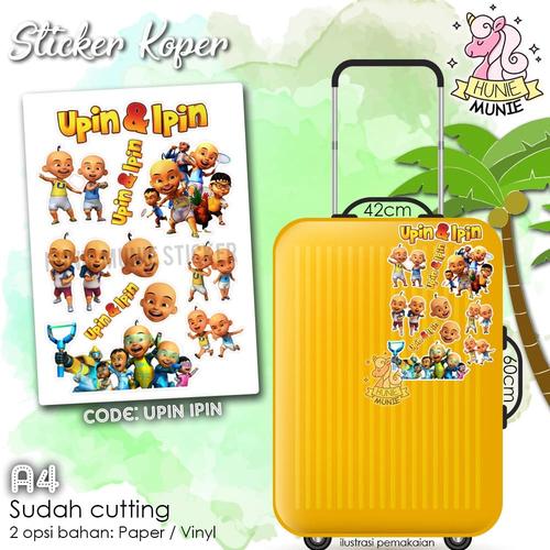Jual Sticker Koper - Upin Ipin - Vinyl - Kab. Sidoarjo - Hunie Munie ...