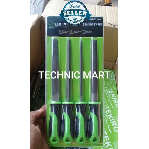 Jual Tekiro Kikir Besi Set / Files Set 4 pcs 6 inch Original - Jakarta ...