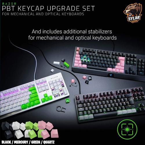 Jual Razer Doubleshot PBT Keycaps for Mechanical & Optical - Hijau ...