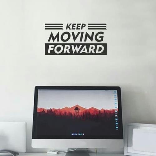 Jual Sticker Moving Forward Wall Stiker Dingding Kantor Kaca Rumah ...