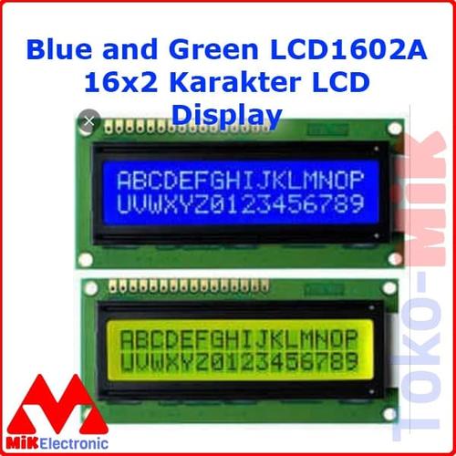 Jual LCD Display 1602 LCD1602 2x16 16x2 16*2 16 x 2 16 * 2 LCD1602A ...