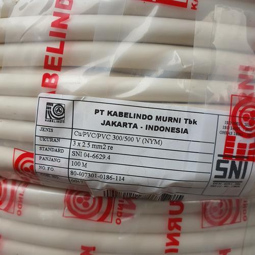 Jual Kabel Listrik NYM 3x2.5 3x2,5 3x2.5mm 3x2,5mm Kabelindo 100M 100 Meter - Jakarta Pusat ...