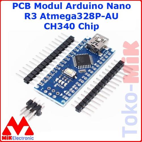 Jual PCB Modul MCU Arduino Nano V3 Atmel Atmega328P-AU CH340 - Jakarta ...