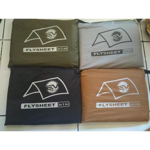 Jual Flysheet fly sheet atap tenda ukuran 3 x 4 m 3x4 no rei eiger tnf ...