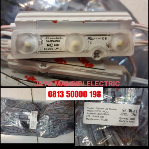 Jual MODUL NCLED samsung 2835 1.2watt original 3 mata PUTIH module NC ...