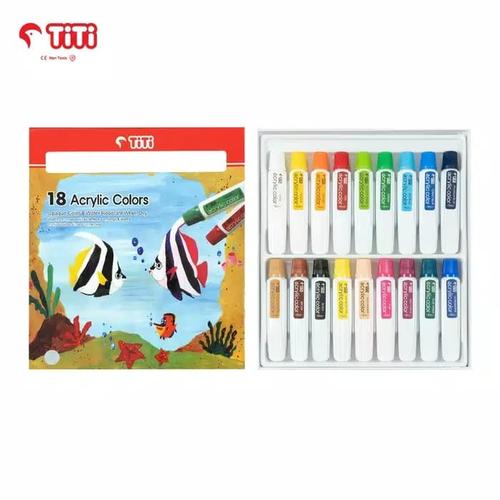Jual Cat Acrylic Colors Titi 18 Warna/Akrilik - Jakarta Barat ...