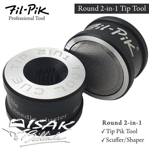 Jual Fil Pik Round 2-in-1 Cue Tip Tool - Alat Jarum Scuffer Stick ...