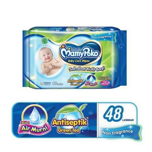 Jual Tissue basah MamyPoko Antiseptic Tisu Basah Antiseptik - Non ...