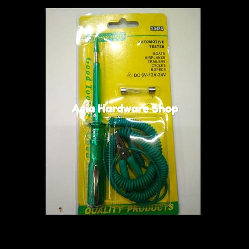Jual Tespen Aki DC Testpen Tes Pen 6-24volt Mobil Tegangan DC Plus ...