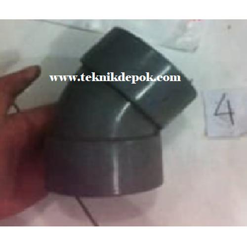Jual Knie Tanpa Drat 2 Inch Sambungan L Elbow knee Pvc 45 Degree D ...