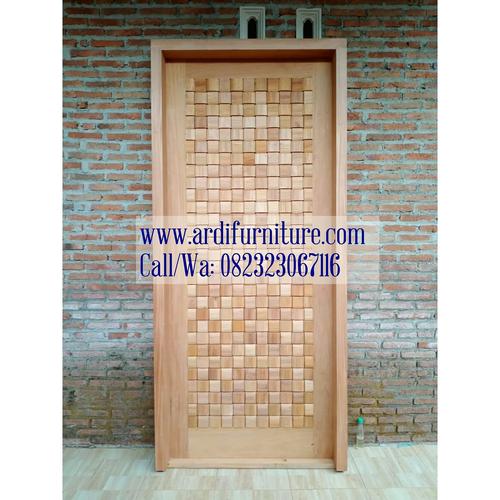 Jual Pintu Rumah Model Anyaman Bambu, Model Pintu Anyaman Bambu Kayu ...