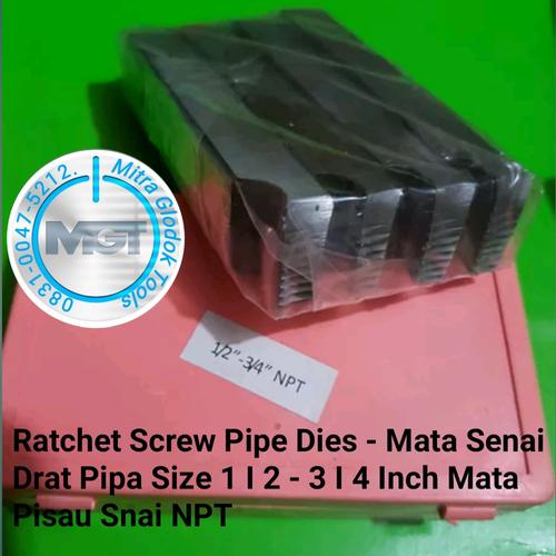 Jual Mata senai drat pipa size 1/2 - 3/4 inch Mata pisau senai Merk NPT - Jakarta Utara - Mitra ...