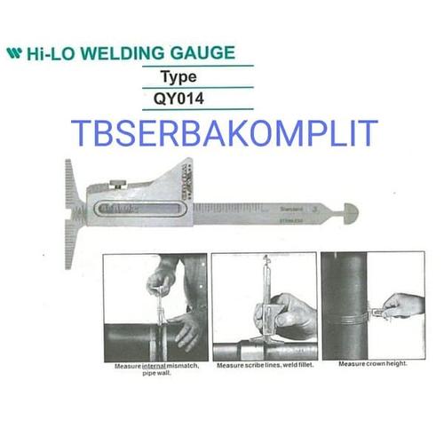Jual Hi-Lo Welding Gauge Wipro QY014 Alat Ukur Las Weld Welder Gage QY-014 - Jakarta Utara ...