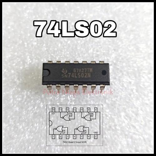 Jual ic TTL 7402 74LS02 Quad NOR Gate Logic High Quality - Kota Bandung - Putra Niaga Elektronik ...