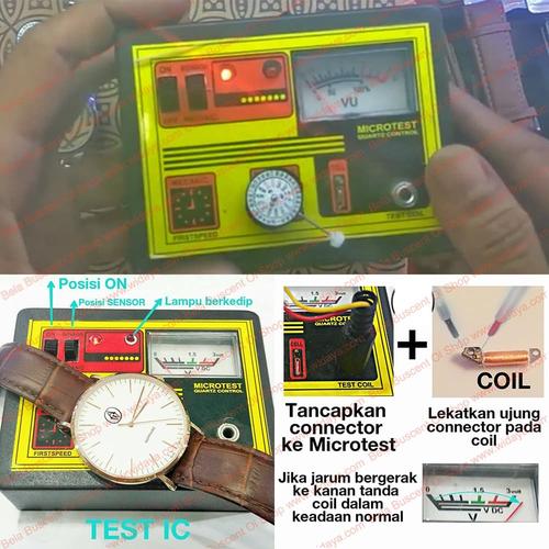 Jual Quartz Repair Kit Test Baterai Signal Circuit Coil Detector Jam ...