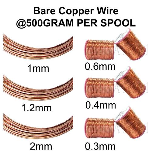 Jual Bare Copper Wire Per Spool 500 Gram Non Enamel Telebit - 0.3 MM ...