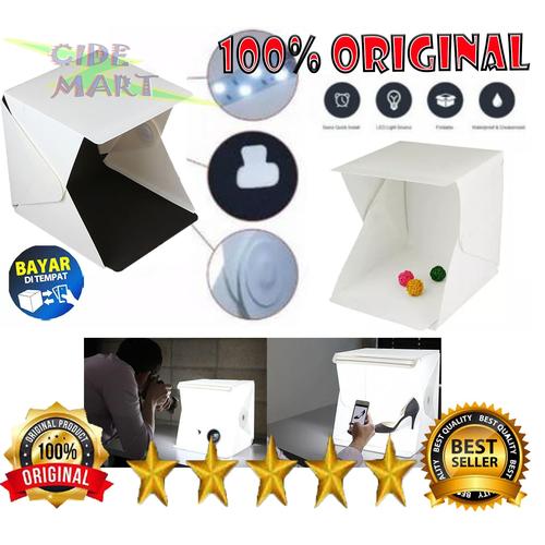 Jual MINI PHOTO STUDIO BOX / MINI PHOTO STUDIO LED KIT / LIGHT ROOM ...