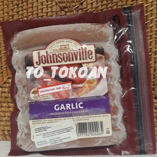 Jual JOHNSONVILLE SAUSAGE GARLIC BRATS | SOSIS BABI 396 GR - Jakarta ...