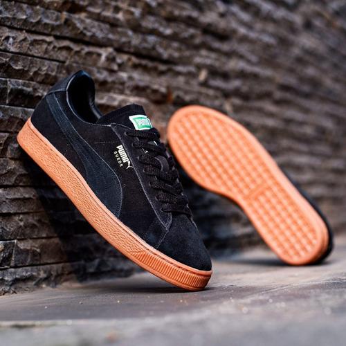 Jual SEPATU PUMA ORIGINAL PUMA SUEDE CLASSIC "BLACK/BLACK/GUM ...