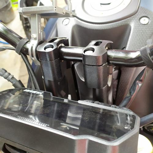Jual Riser Stang Peninggi Stang Alumunium CNC yamaha MT15 - Hitam ...