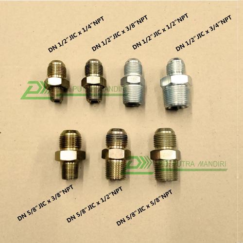 Jual Dobel Nepel 5/8JIC x 1/2 NPT - BESI / Double Nipple - Jakarta ...
