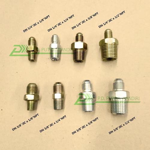 Jual Dobel Nepel 3/8 JIC x 1/2 NPT - BESI / Double Nipple - Jakarta Barat - Putra Mandiri ...