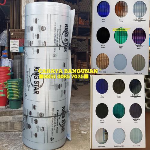 Jual Atap Kanopi PolyCarbonate Poly Carbonate Polycarbonate King Star 5 ...