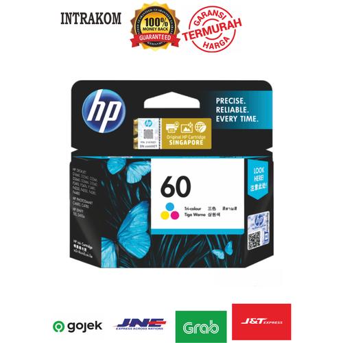 Jual TINTA PRINTER HP 60 COLOR WARNA CC643WA ORIGINAL 100% - Jakarta ...