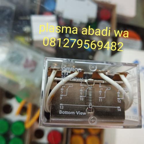 Jual RELAY OMRON LY4 220VAC ORIGINAL - Jakarta Pusat - PLASMA ABADI | Tokopedia