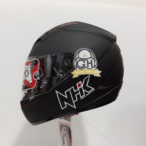Jual HELM NHK GP1000 BLACK DOFF NHK GP 1000 SOLID BLACK DOFF GP1K BLACK ...